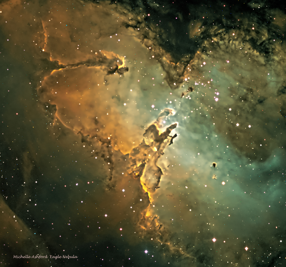 M16 The Eagle Nebula | Telescope Live